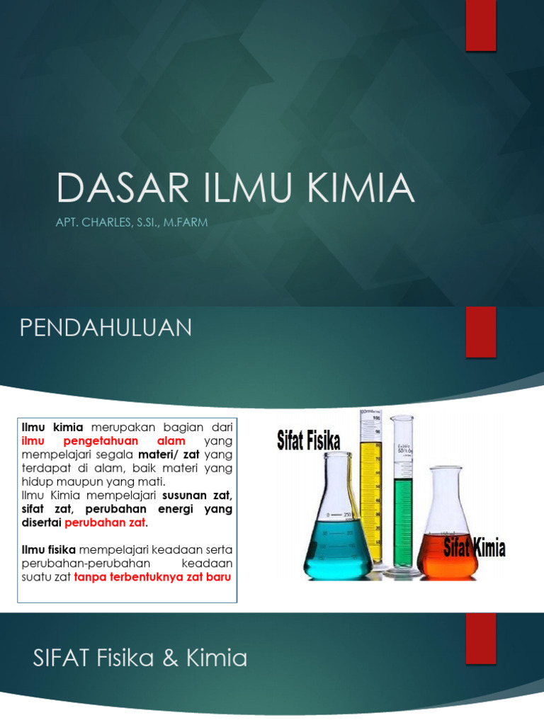 Dasar Ilmu Kimia | PDF