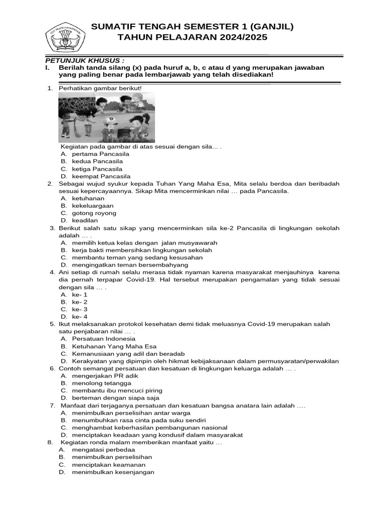 STS PPKN Kelas 6 | PDF