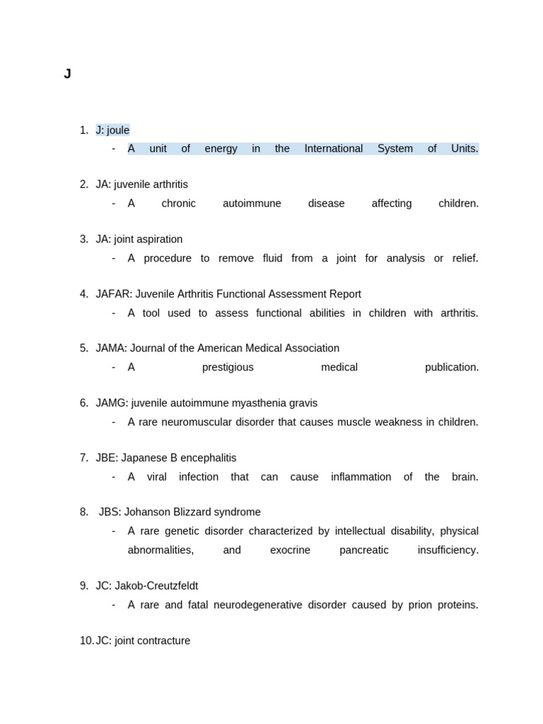 A Z Medical Abbreviations | PDF | Heart | Blood