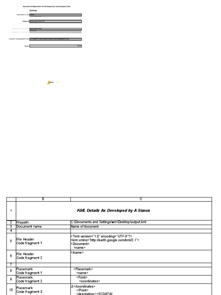 KML Geocode Config for Google Earth | PDF | Computing | Software
