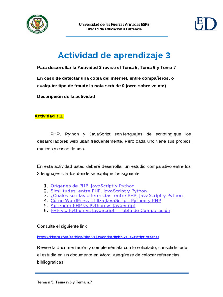 Comparativa de PHP, Python y JavaScript | PDF | Autenticación | Php