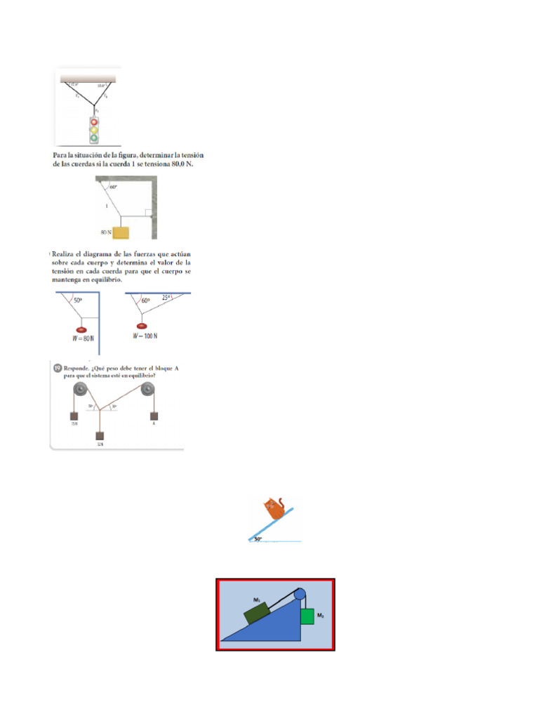 RECUPERACION DE FÍSICA GRADO DECIMO | PDF | Fricción | Masa