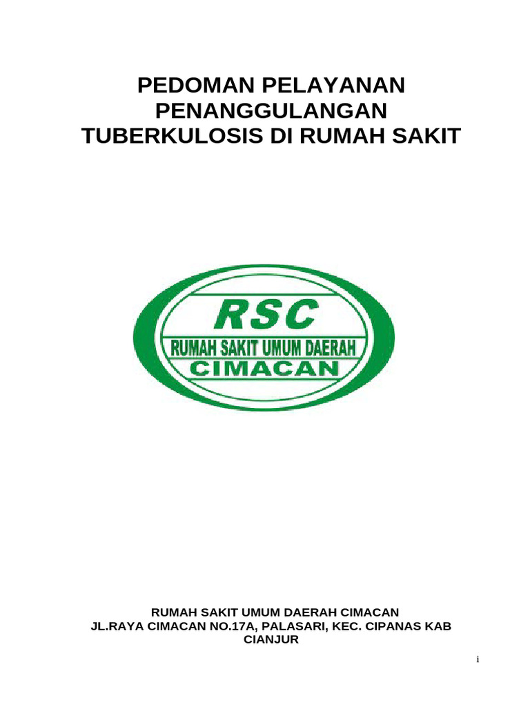 Pedoman Pelayanan TB 2022 | PDF