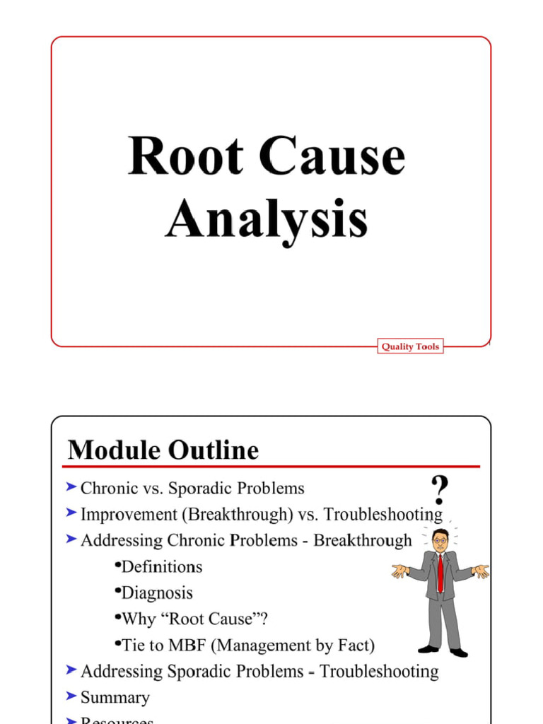 Root Cause Analysis | PDF
