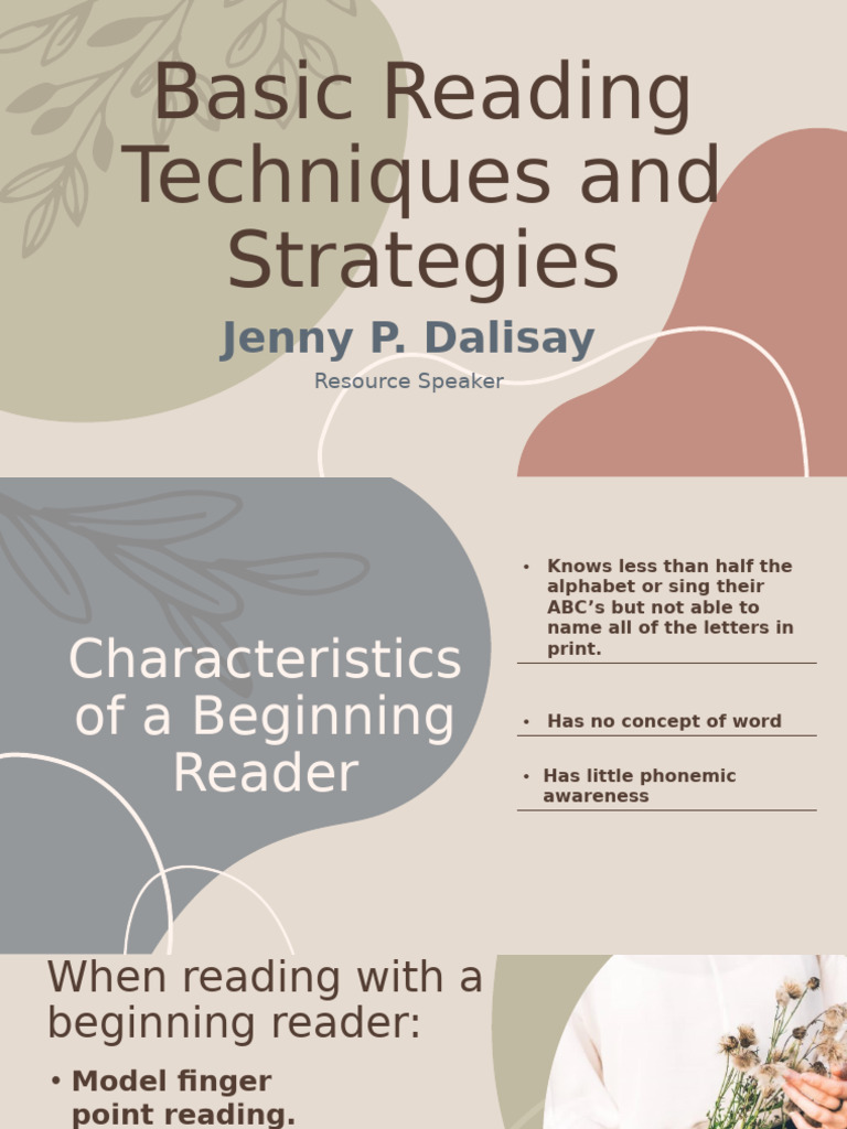 Jenny Ppt Slac | PDF | Phonics | Written Communication