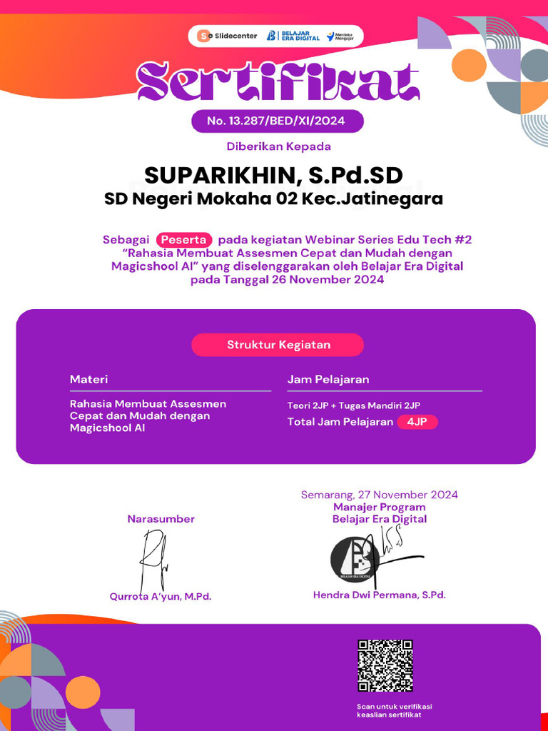 sertifikat_SUPARIKHIN, S.Pd.SD-16 | PDF