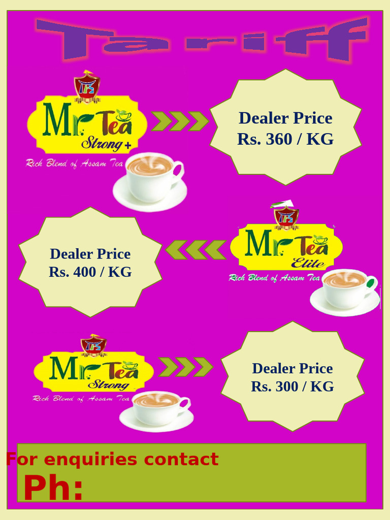MR Tea Brochure | PDF