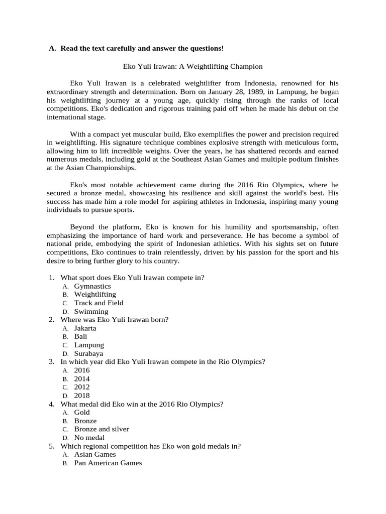 Latihan Soal Reading Descriptive Text | PDF | Narrative