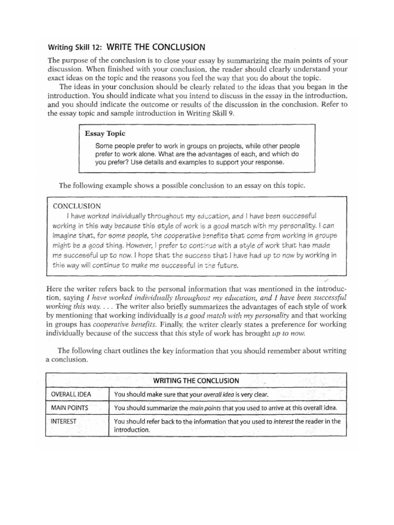 5- Writing conclusions | PDF