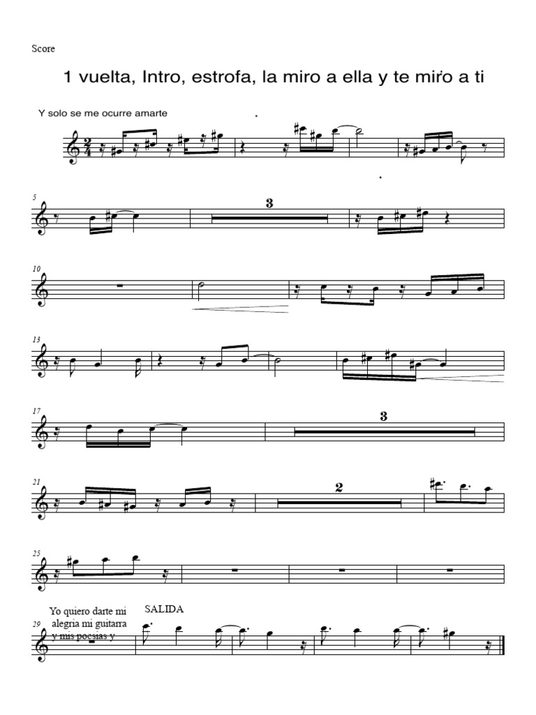 Solo Se Me Ocurre Amarte | PDF