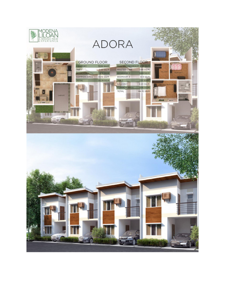 Modena Liloan ADORA FLR. PLAN | PDF