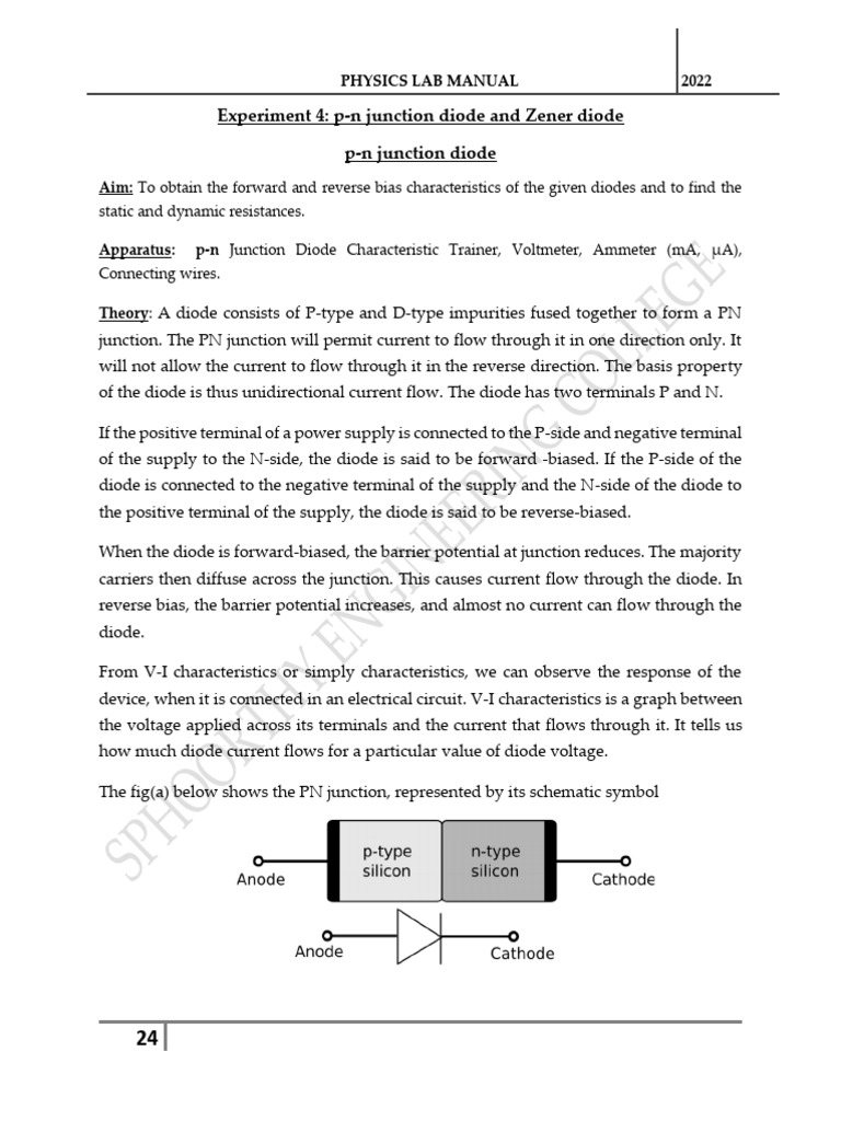 Applied Physics Manual Final | PDF | Bipolar Junction Transistor | P–N Junction