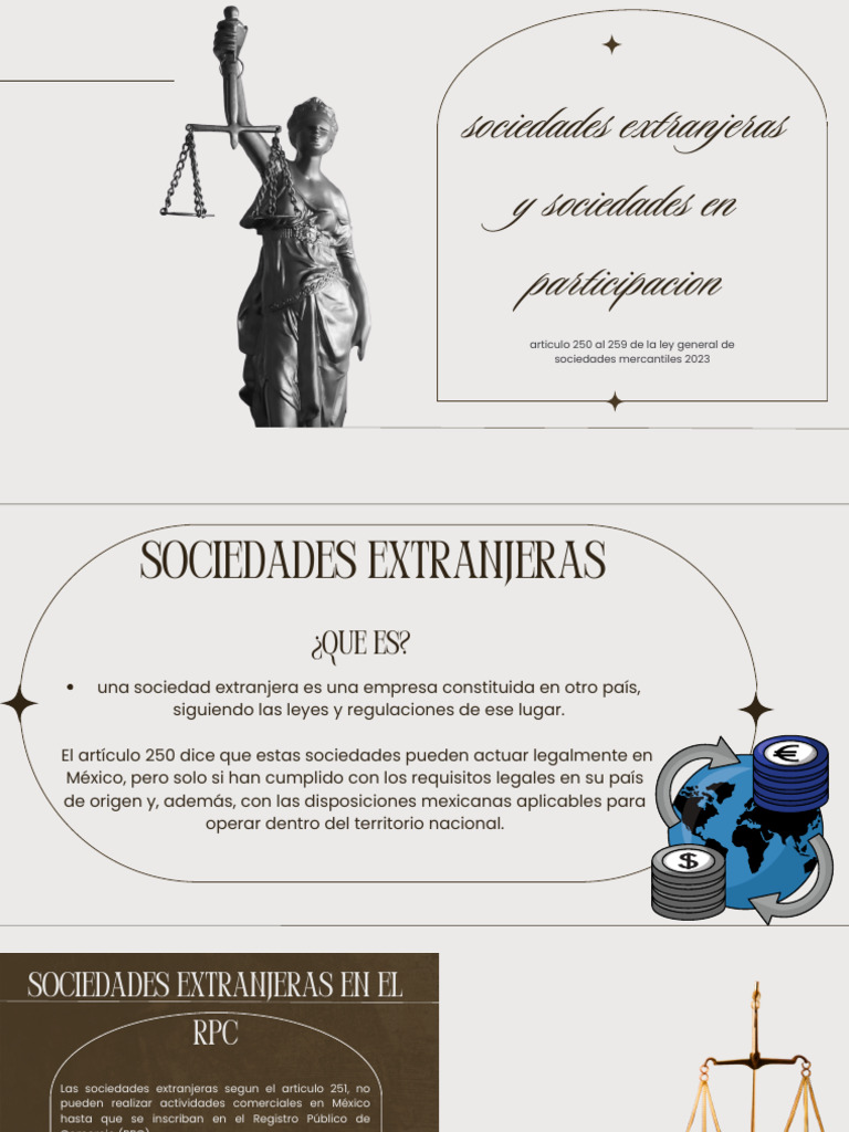 Sociedades Extranjeras | PDF | Sociedad de responsabilidad limitada ...