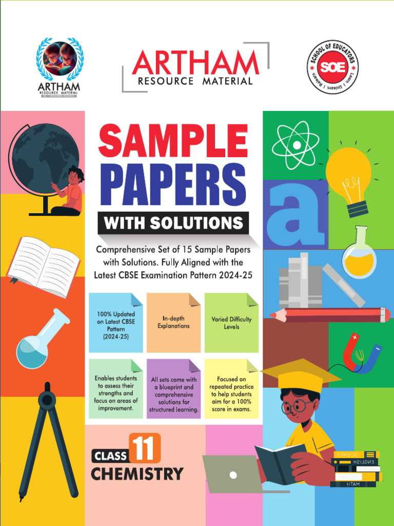 Class 11 Chemistry Sample Paper Set 14 | PDF | Chemical Reactions | Atoms