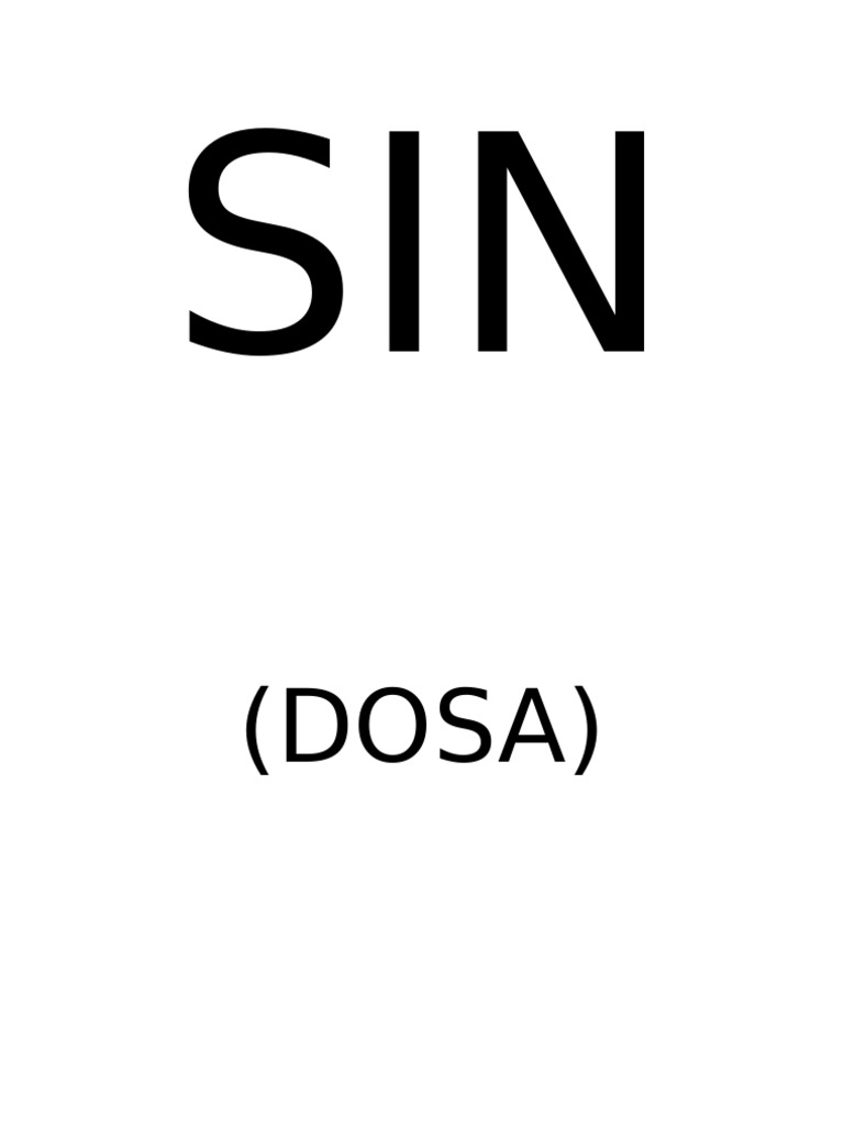 Sin | PDF