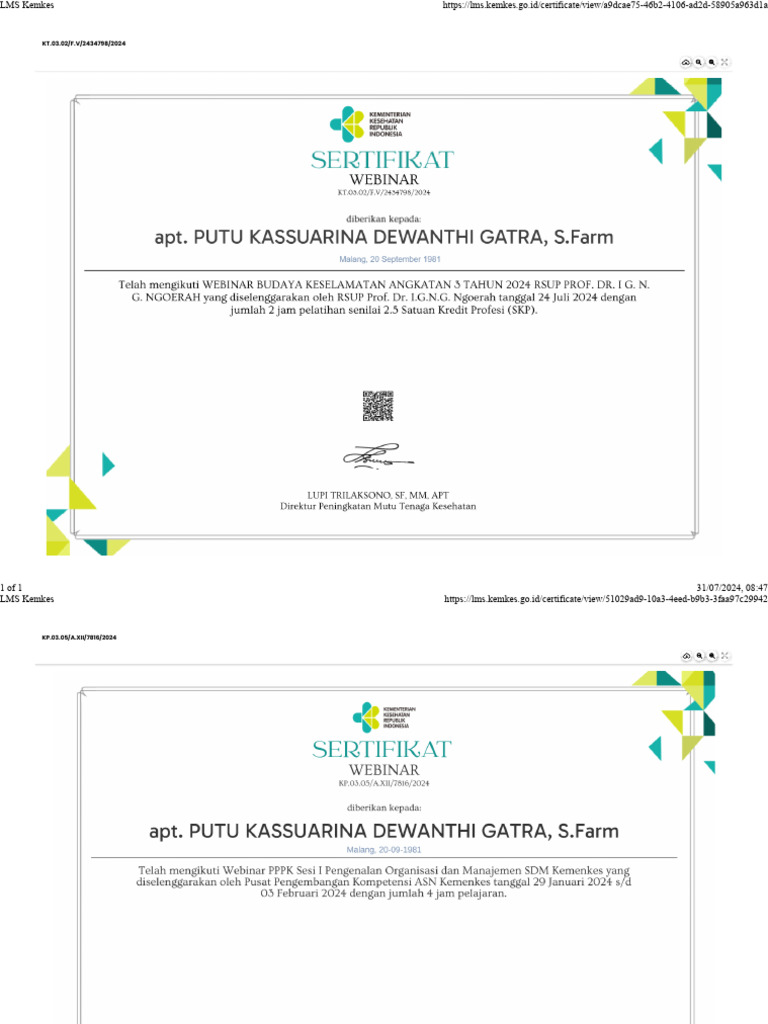 Kassuarina Dewanthi | PDF