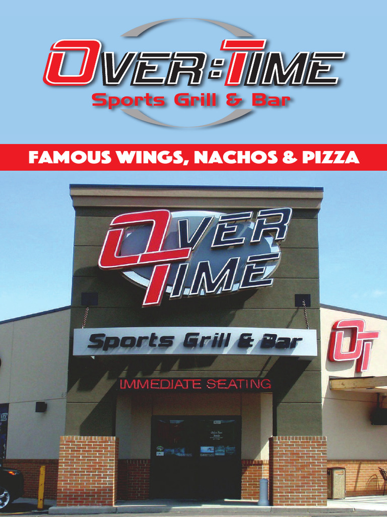 2023 OverTime Menu | PDF | Hamburgers | French Fries