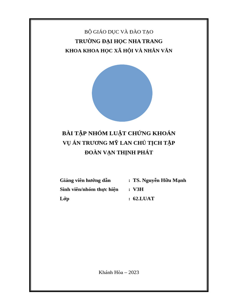 LCK - Nhóm H3V | PDF