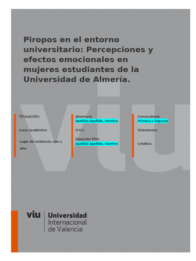 Primera Entrega TFM | PDF | Sexismo | Las emociones