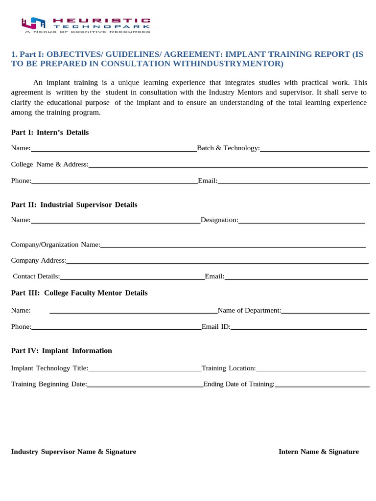 Industrail Training Report 2024 | PDF | Learning | Knowledge