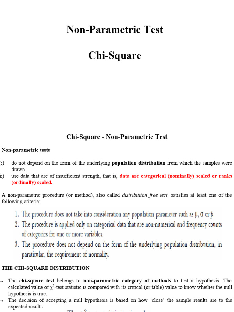 chi square | PDF | Chi Squared Test | Statistical Hypothesis Testing