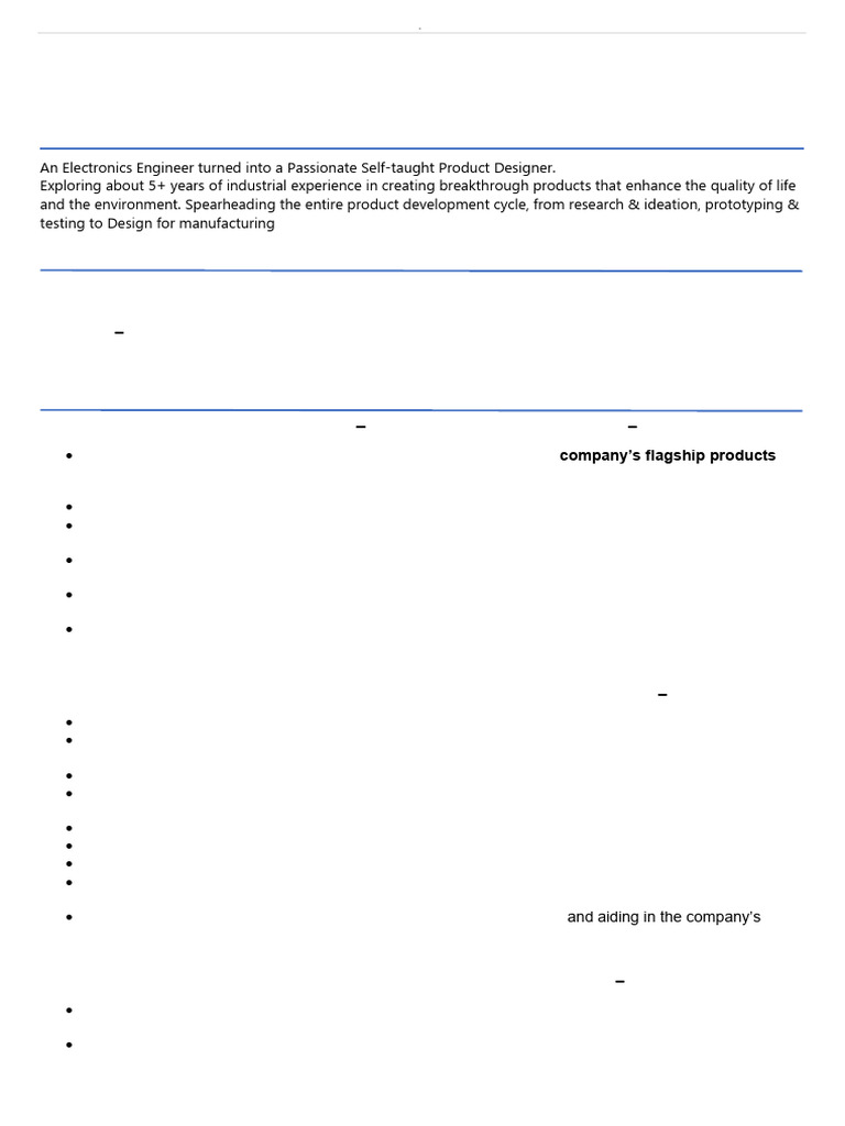 Vignesh Karthikeyan Resume - 0124-1 | PDF | New Product Development ...