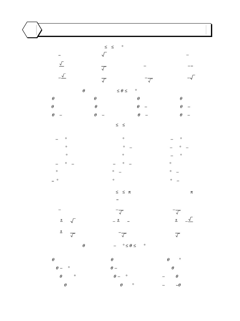 4a. Trigonometric Equations | PDF | Trigonometric Functions | Trigonometry