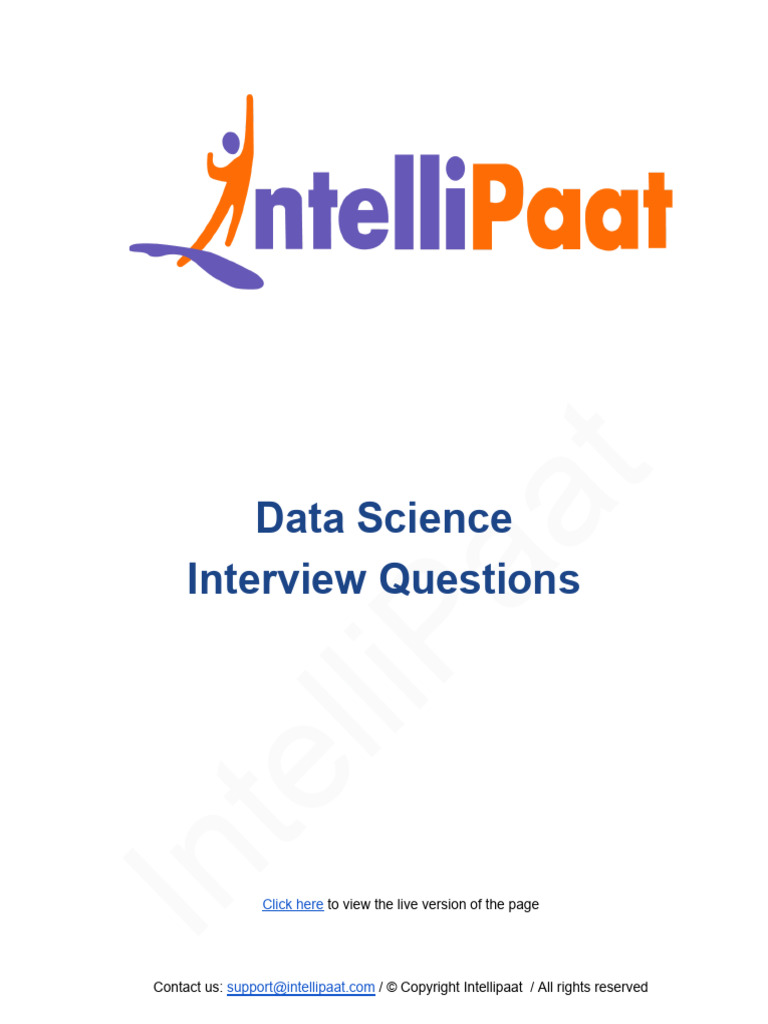 Data Science IQ | PDF | Artificial Neural Network | Sampling (Statistics)