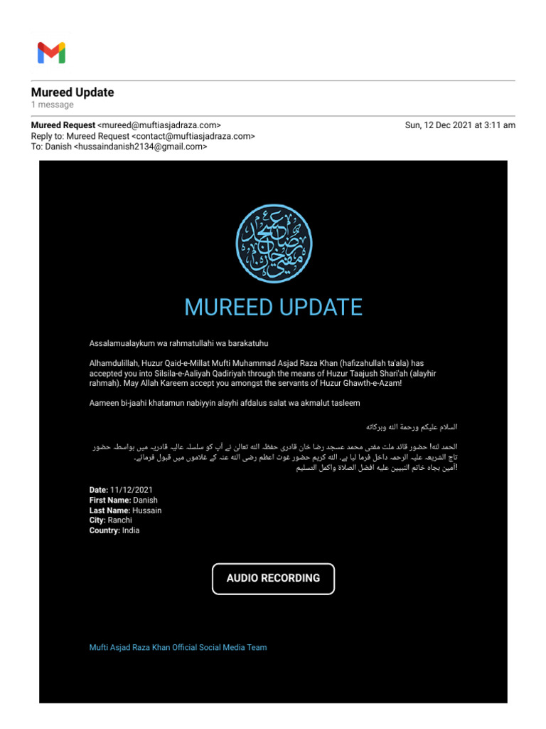 Mureed Update | PDF
