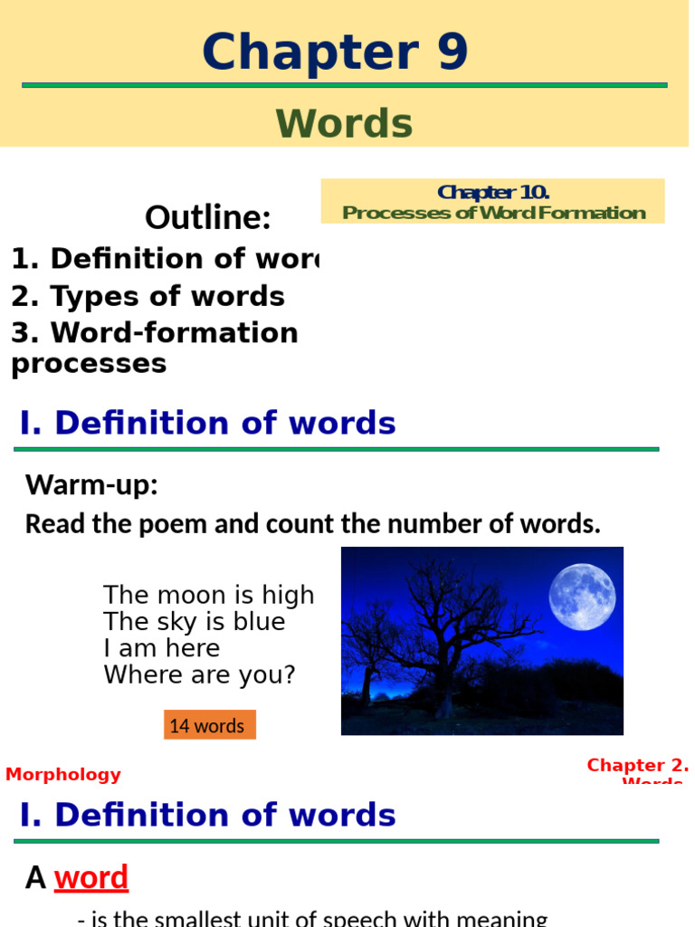 Unit 9 Words | PDF | Word | Morphology (Linguistics)