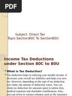 Easy Chart of Deductions U - S 80C To 80U Every Individual Should Aware ...
