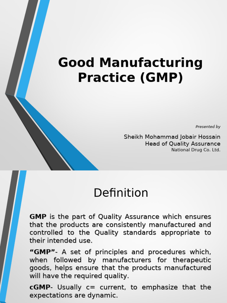 GMP | PDF