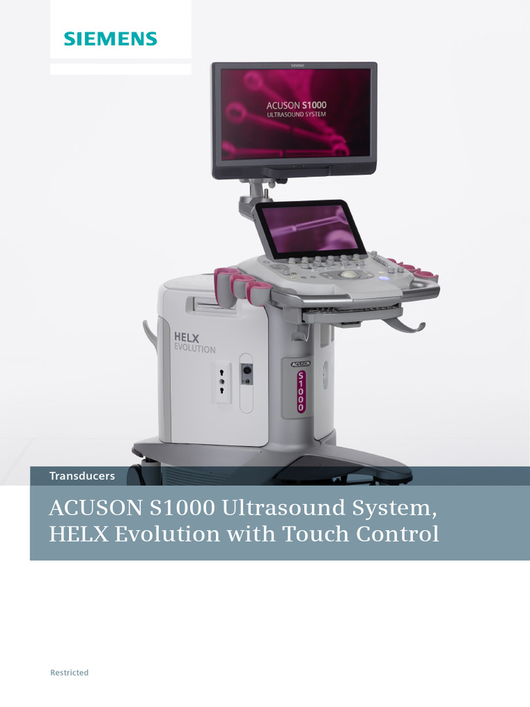 S1000 Transducer Flyer For HELX Evolution With Touch Control ...