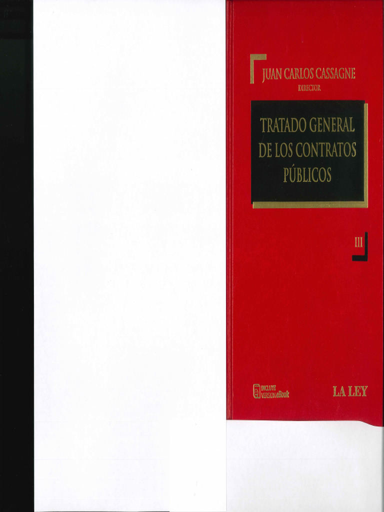 LIBRO III Tratado General de Los Contratos Publicos | PDF
