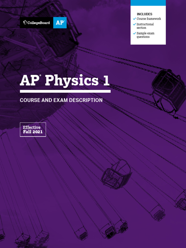 AP Physics 1 Course Overview 2021 | PDF | Advanced Placement | Curriculum