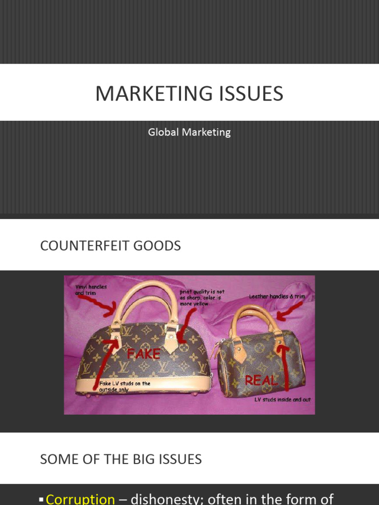 Counterfeit Goods in Global Marketing | PDF