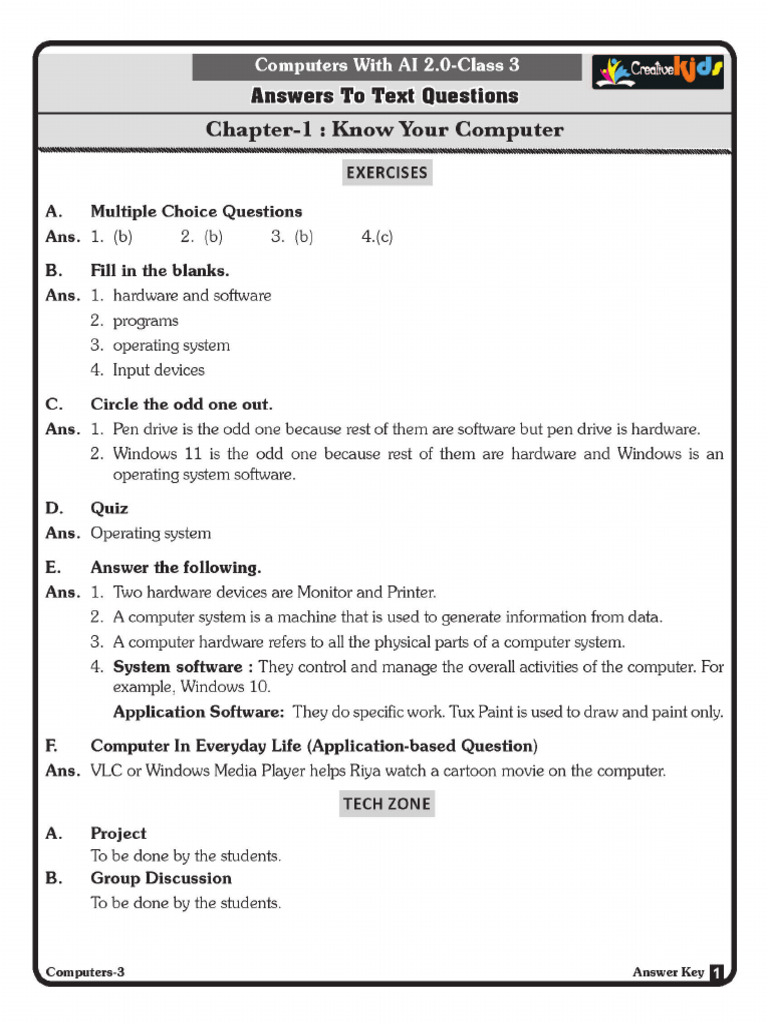 Answerkey-3 PDF | PDF