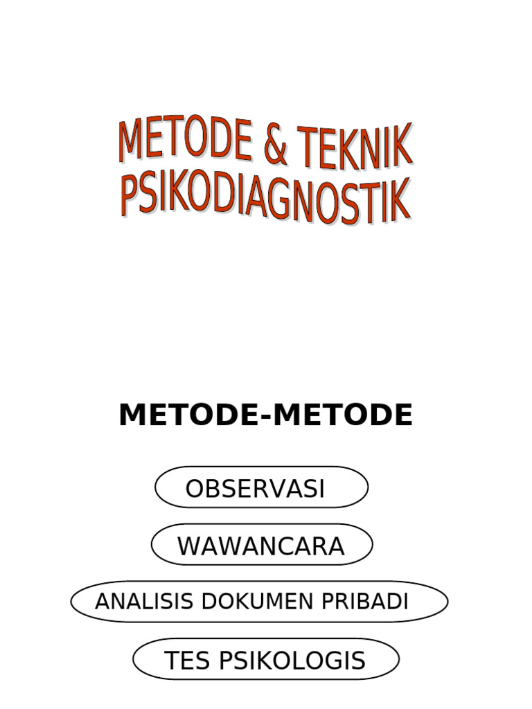 3 Metode & Teknik Observasi | PDF