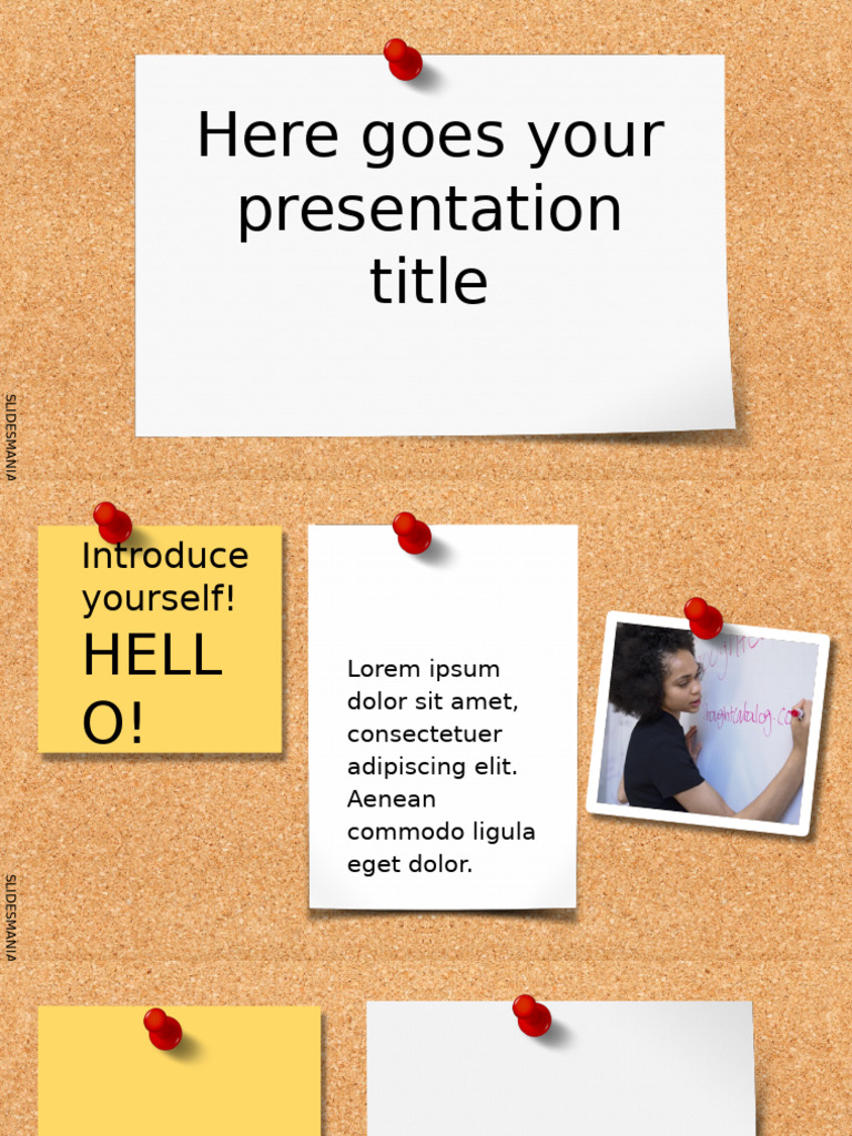 Bulletin Board SlidesMania | PDF