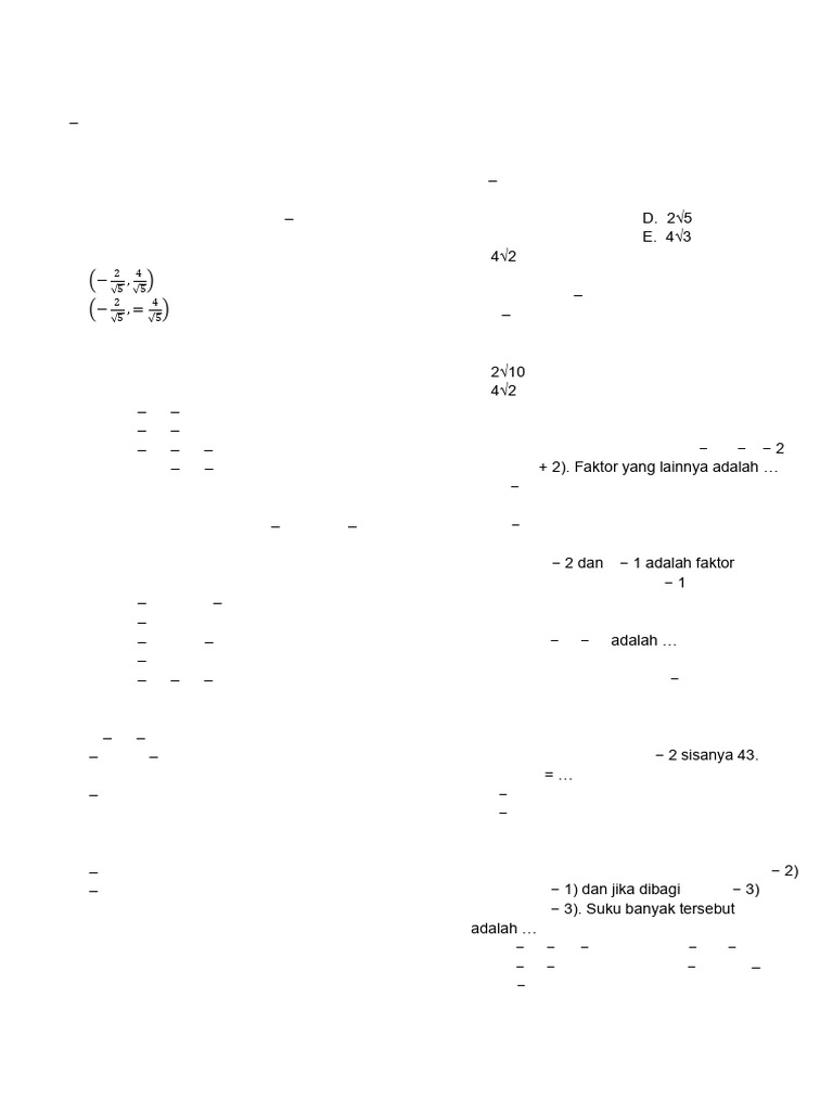 Lat Pat MTK Minat Kls 11 | PDF