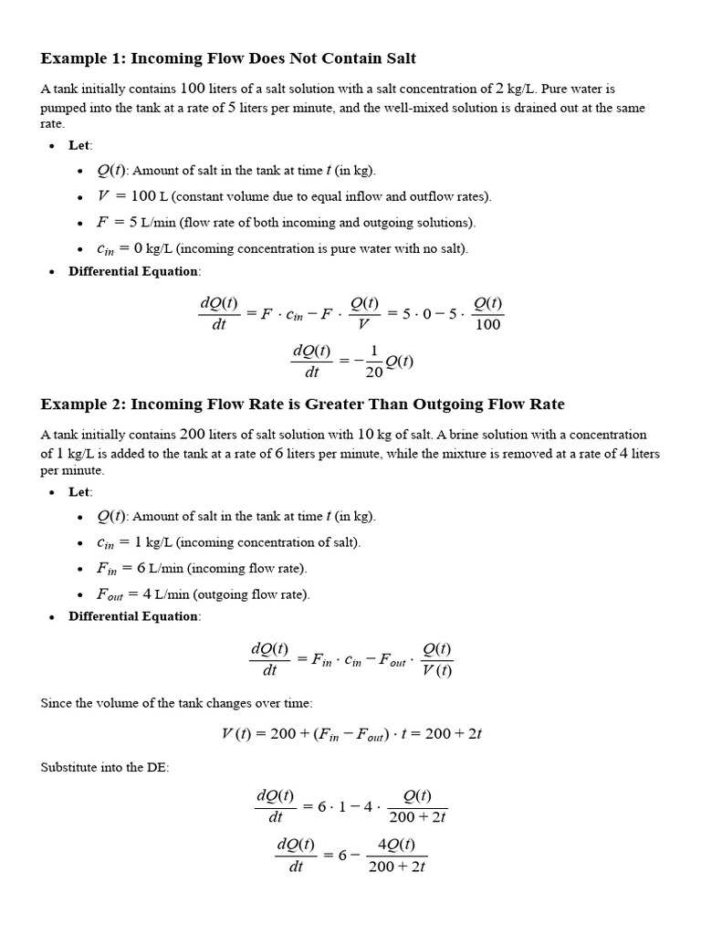 Worked Out Problems - Modelling | PDF | Discharge (Hydrology ...
