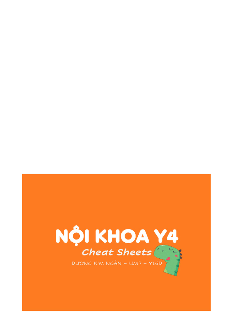 Nội Khoa Y4 PDF | PDF