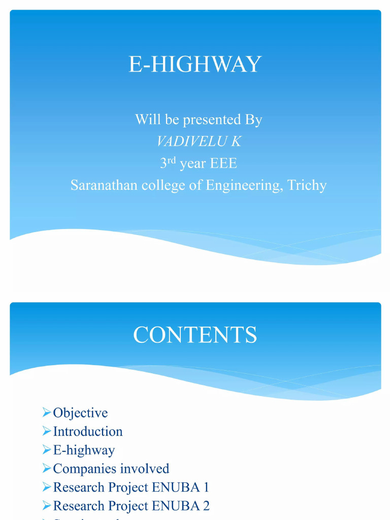 E Highway | PDF