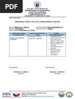 Daily Teacher Activity Log | PDF