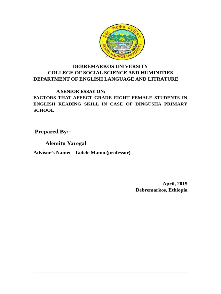 Alemitu English | PDF | Qualitative Research | Methodology