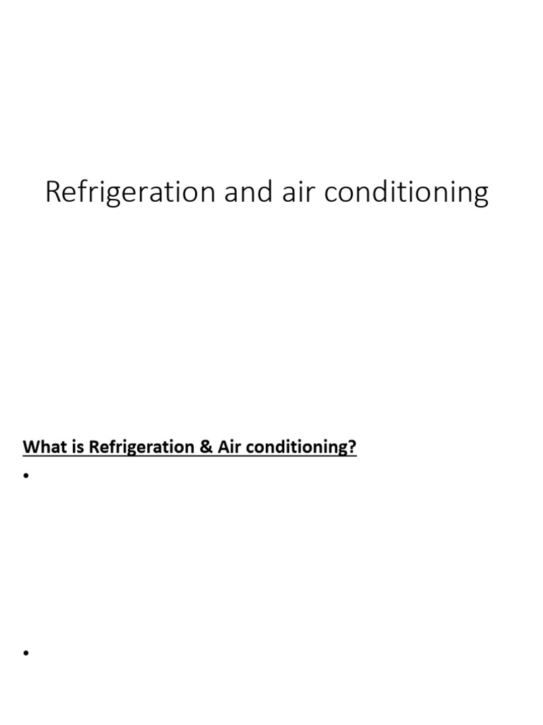 HVAC reading note 2 | PDF | Air Conditioning | Refrigerator