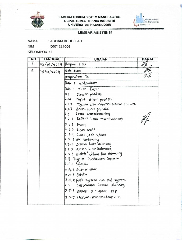 Lembar Asistensi Modul 4 PTI 3 | PDF