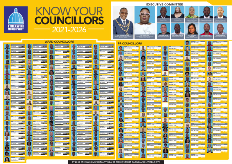 Know Your Councillors (1) | PDF | Politics Of South Africa | African National Congress