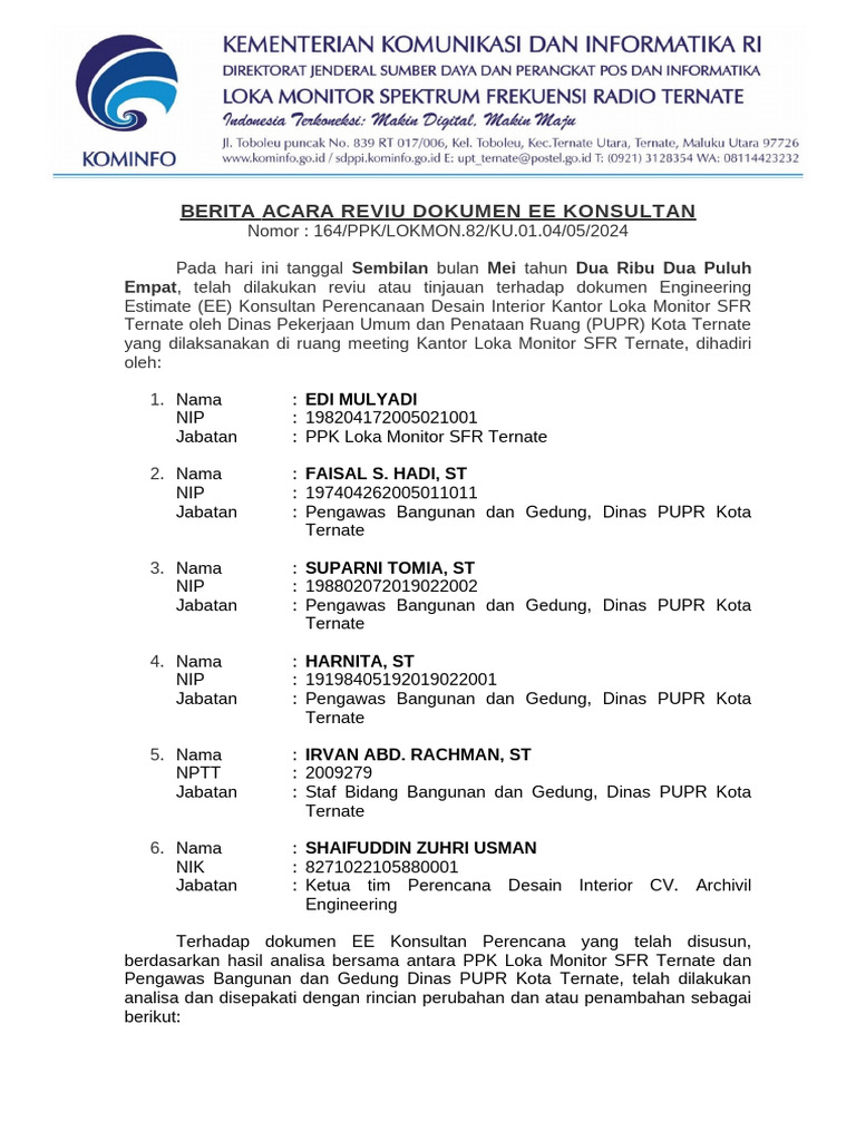 BA Reviu PPK Dan PUPR | PDF