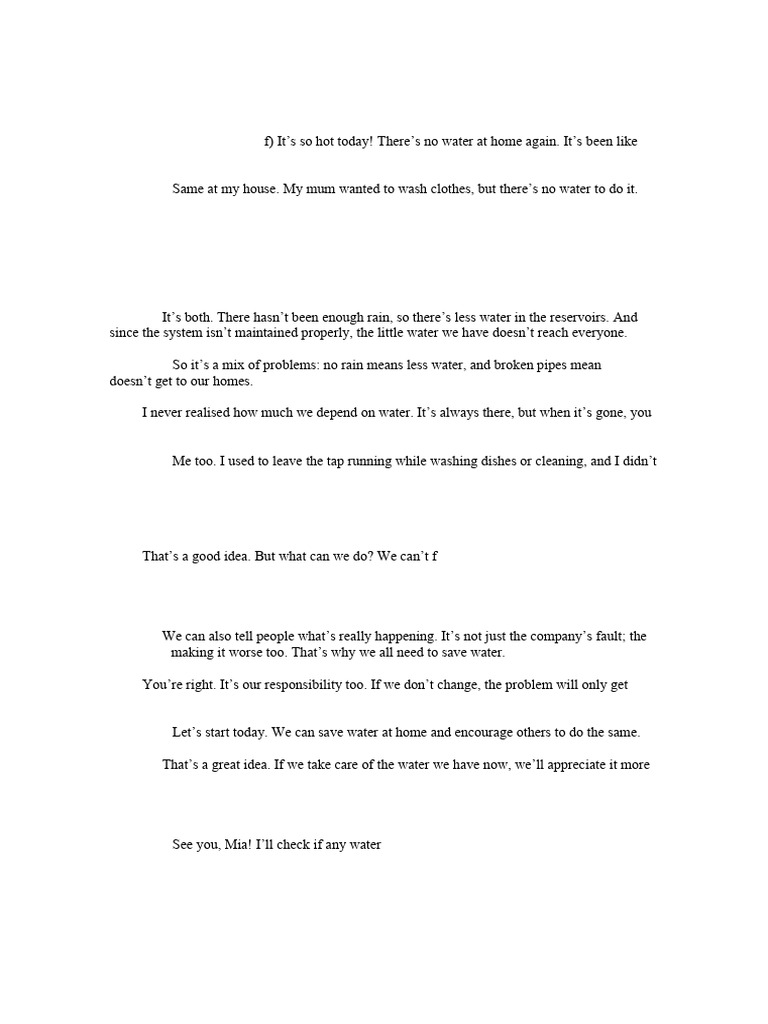 DIalogo de Ingles | PDF